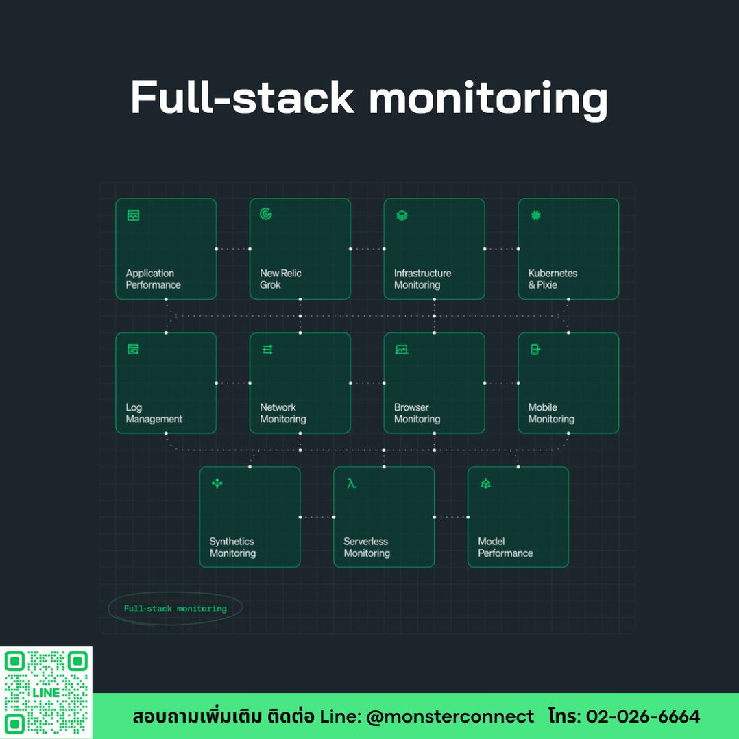 แพ็กเกจ Pricing New Relic Standard — Monster Online