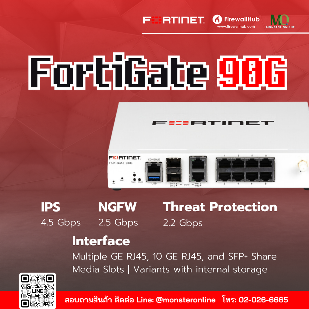 สินค้า Firewall จากแบรนด์คุณภาพระดับโลก หลากหลายรุ่น — Monster Online