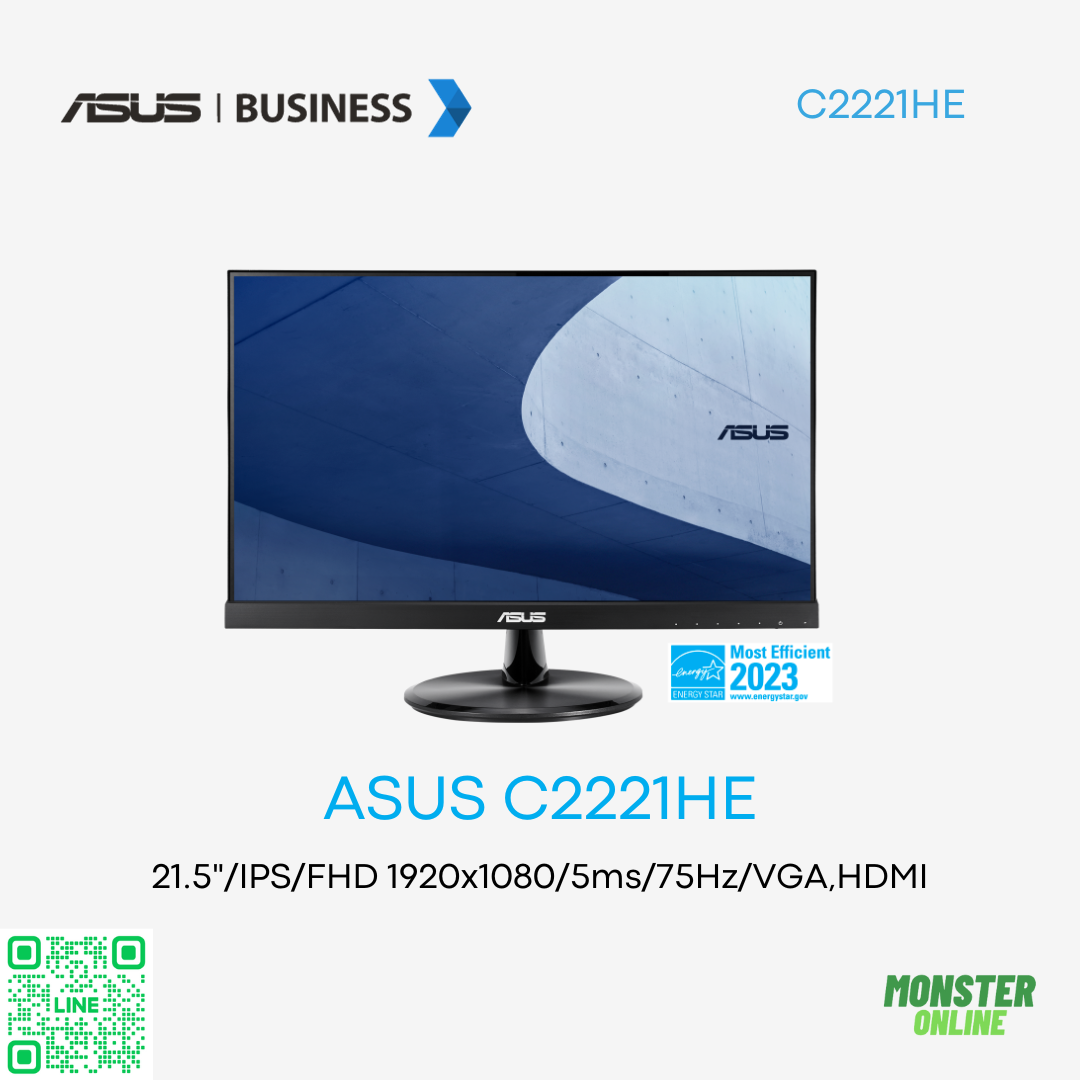 จอ Monitor ASUS C2221HE สเปค ICT66 — Monster Online