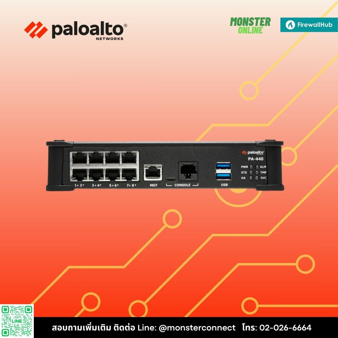 Palo Alto Networks PA-440 สำหรับองค์กรขนาดใหญ่ — Monster Online