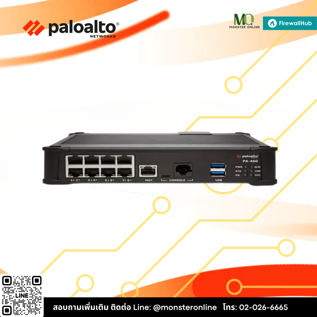 ราคาพิเศษ Palo Alto Networks PA-460 Firewall ระดับพรี่เมี่ยม — Monster ...