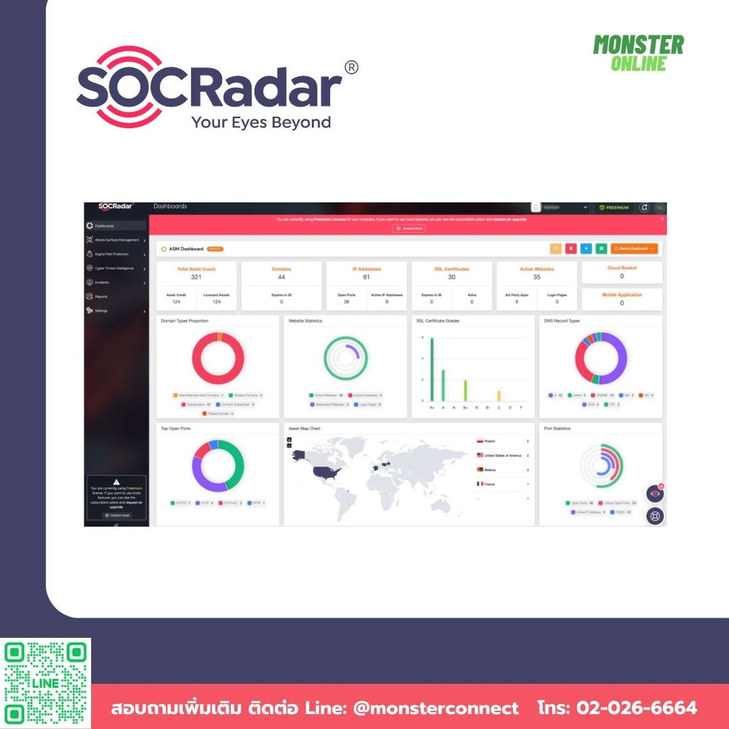 SOCRadar: โซลูชัน SOC แบบครบวงจรที่ช่วยให้ธุรกิจของคุณปลอดภัย — Monster Online