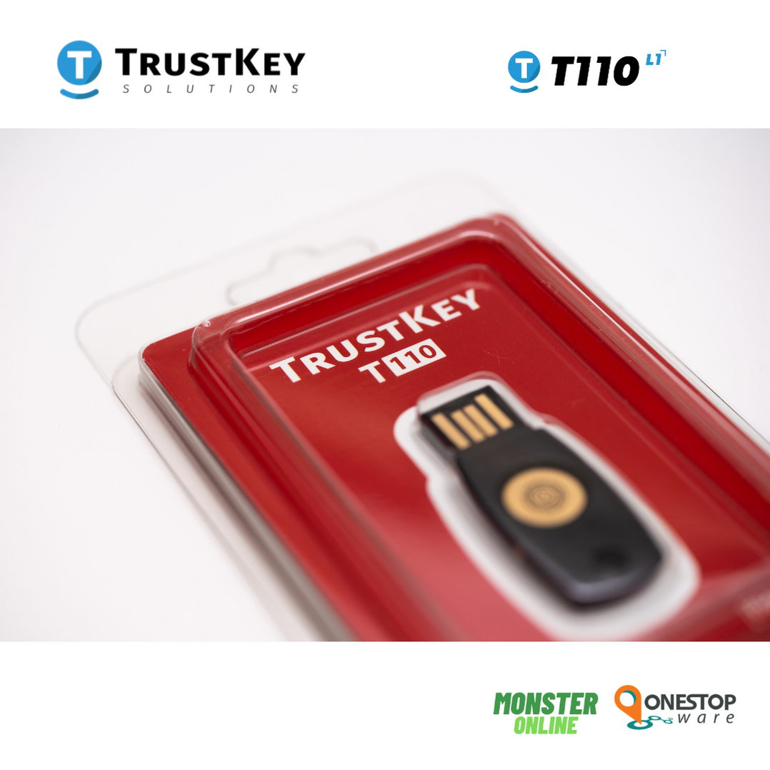(สินค้าใหม่!!) ราคา TrustKey T110 (USB-A) กุญแจรักษาความปลอดภัย — Monster Online