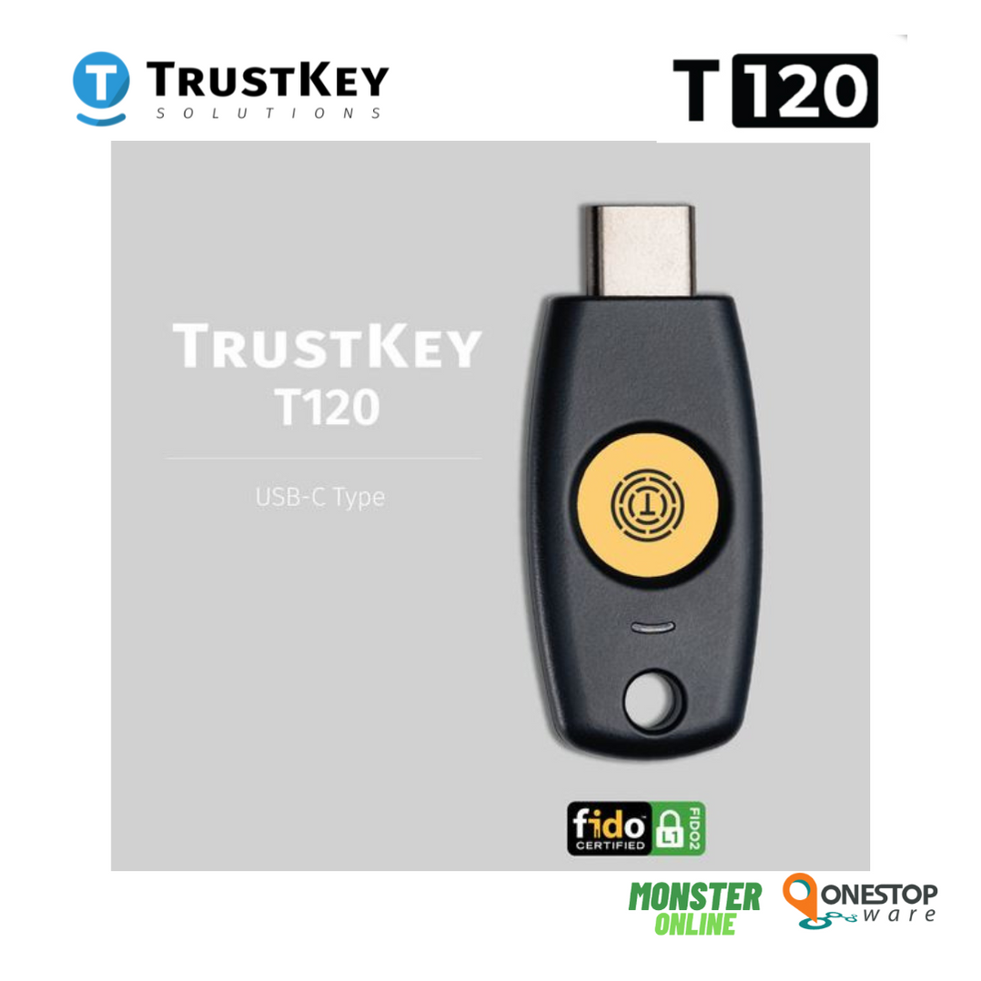 (สินค้าใหม่!!) ราคา TrustKey T120 (USB-C) กุญแจรักษาความปลอดภัย ...