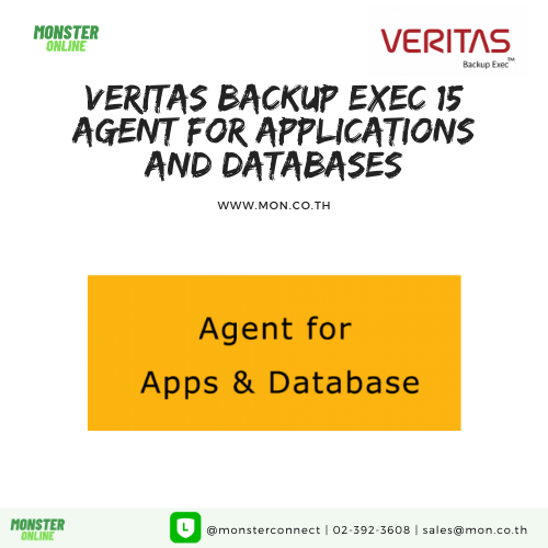 VERITAS BACKUP EXEC 15 AGENT FOR APPLICATIONS AND DATABASES — Monster ...